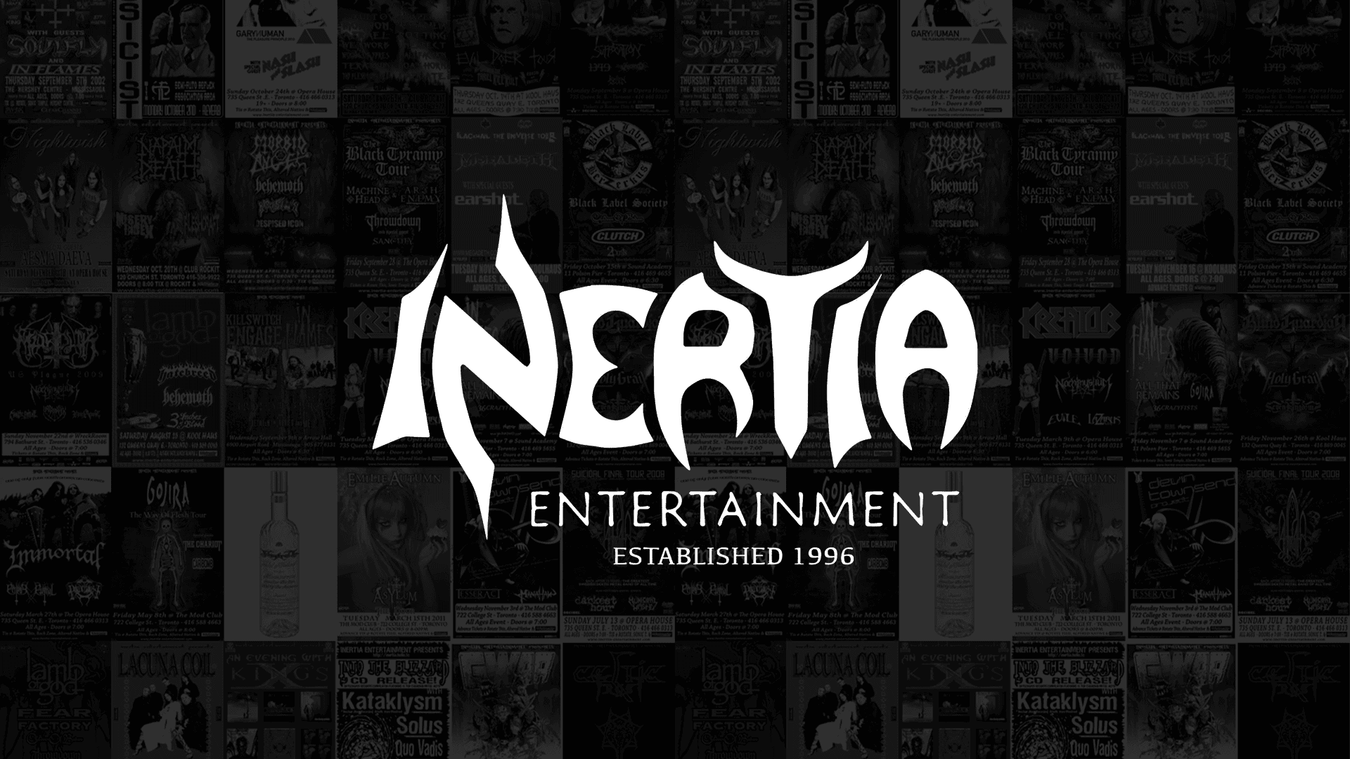 Toronto Metal Events History - Inertia Entertainment