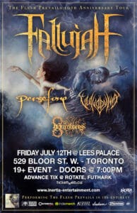 FALLUJAH - “The Flesh Prevails 10th Anniversary Tour” w/Persefone ...