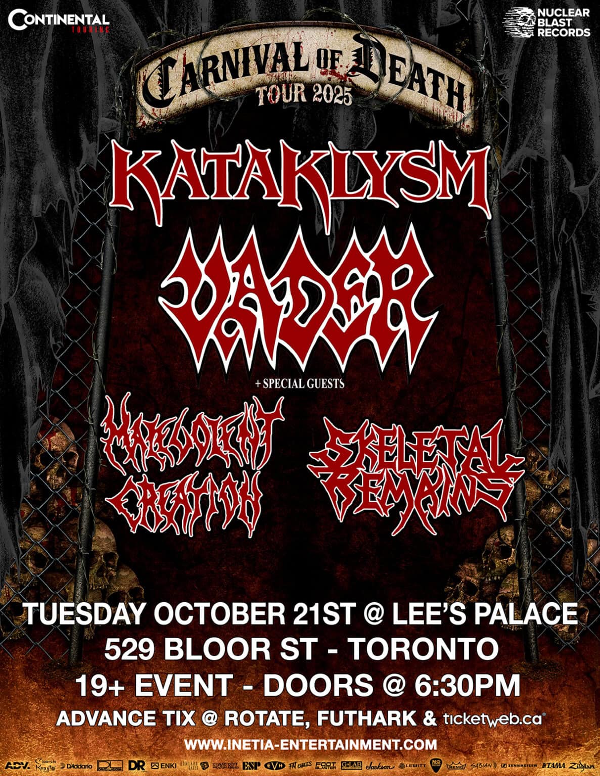 Toronto Metal Concerts - Inertia Entertainment